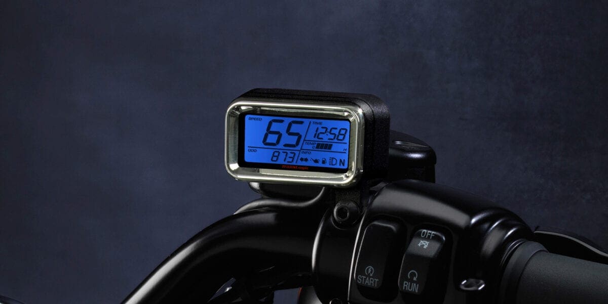 New digital speedo for Harley Sportsters | MoreBikes