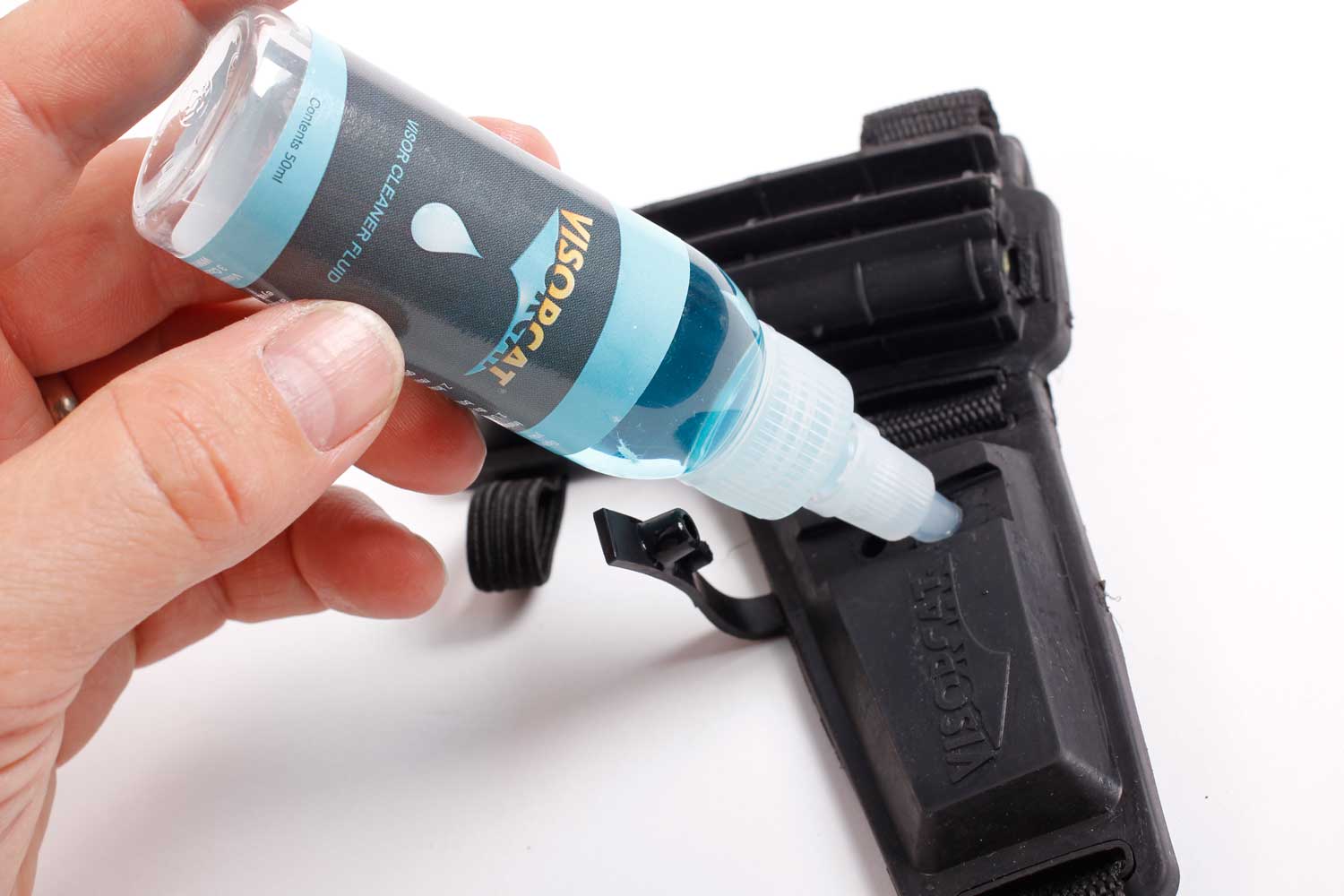 Visorcat visor cleaning system review | MoreBikes