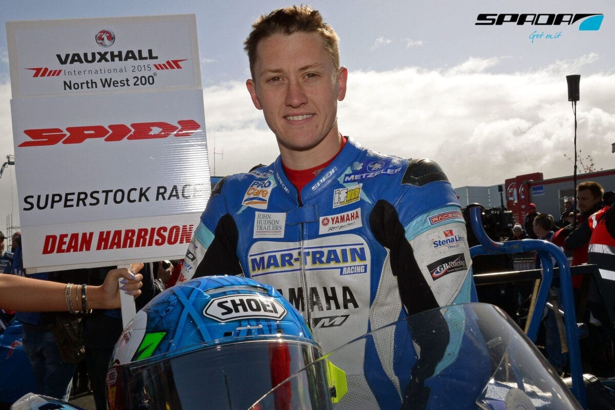 Harrison saved from mega-crash by Spada suit