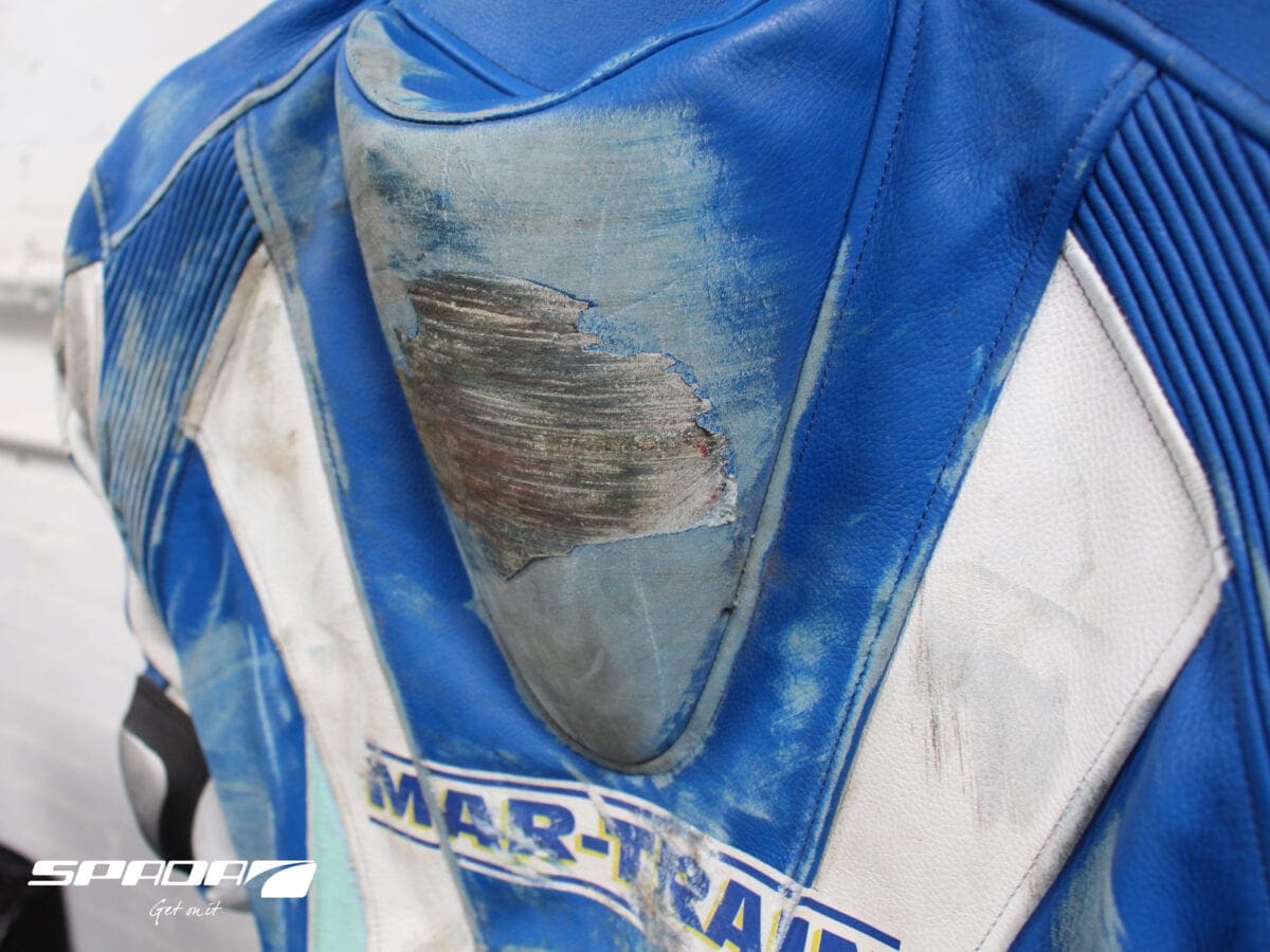 Harrison saved from mega-crash by Spada suit