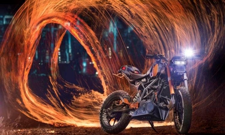 Meet Chappie, Sci-Fi inspired KTM custom | MoreBikes