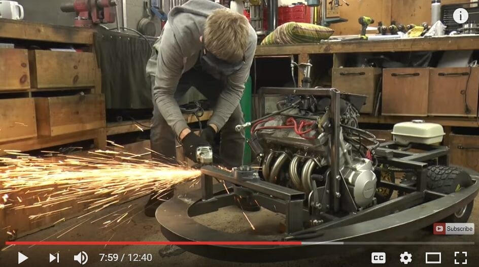 Video: Putting a CBR600 engine into a Dodgem... via a Colin Furze...