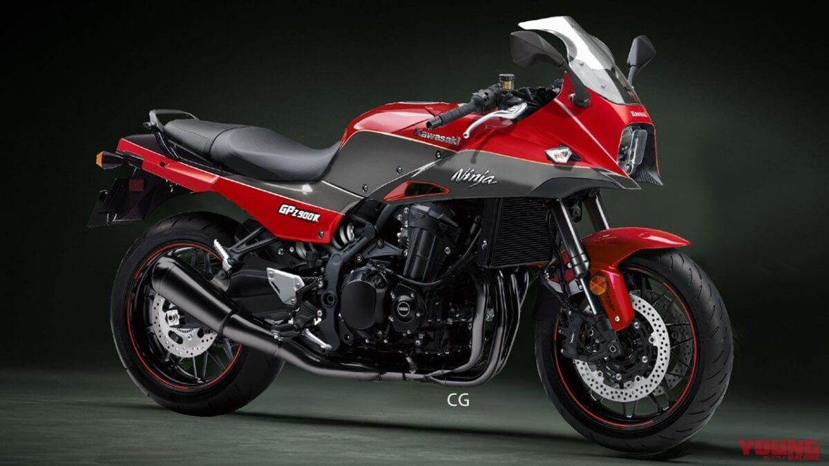 Kawasaki GPZ900R revived from a 2019 Z900 - Suzuki Katana