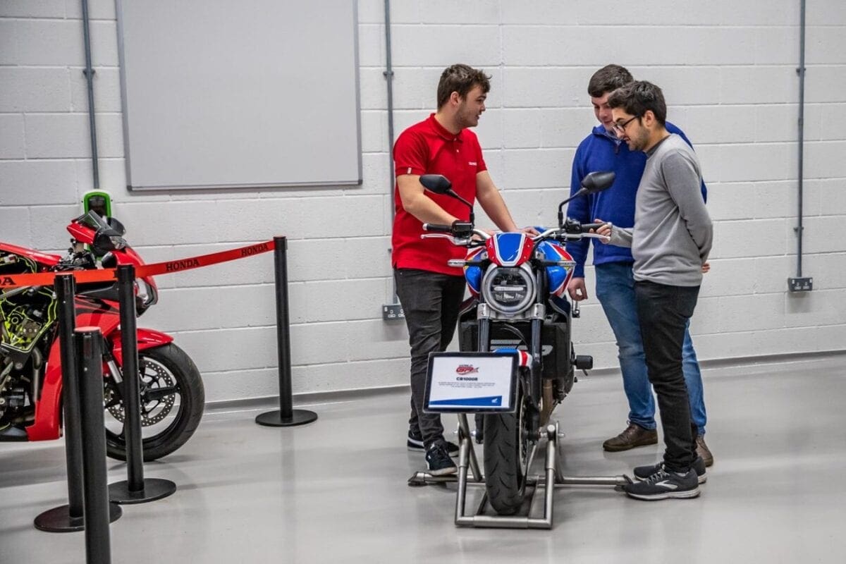 Honda and Nottingham Trent University showcase motorcycling to students ...