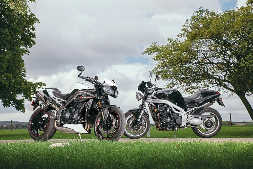 Triumph Speed Triple: Then and now | MoreBikes