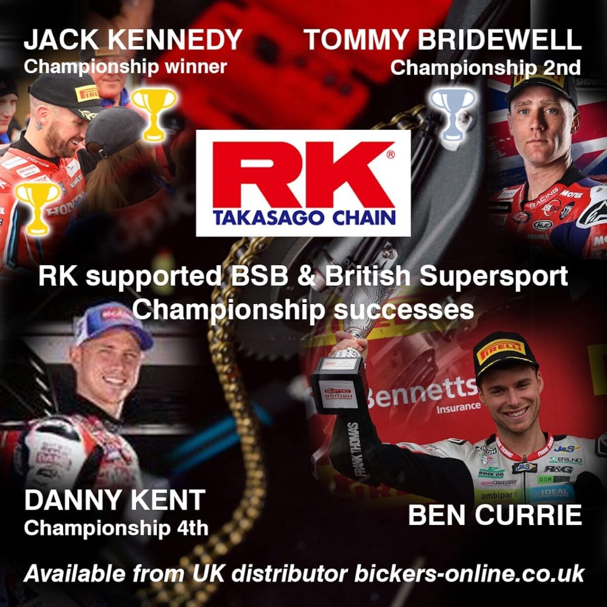 RK CHAINS: It's been a successful year! | MoreBikes