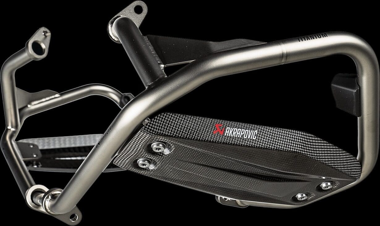 AKRAPOVIC titanium crash bars | MoreBikes